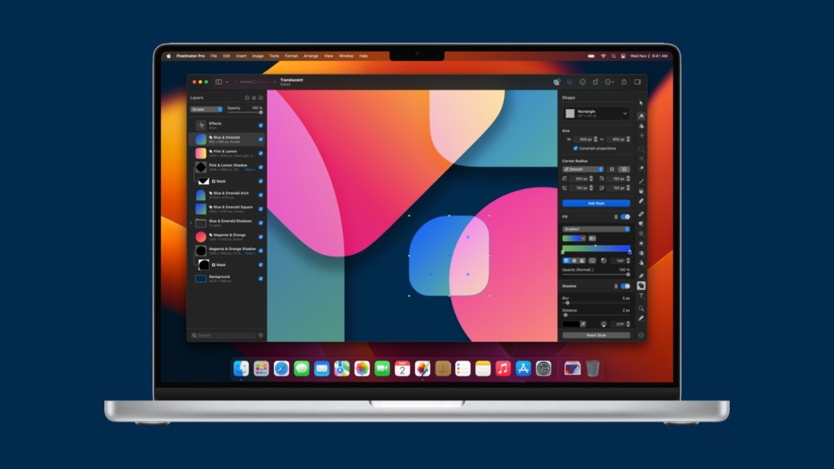 Pixelmator Pro 3.1 aggiunge il supporto per macOS Ventura e le immagini ...